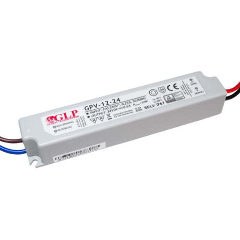 Außeneinsatz Netzteil 24V DC - 12W - IP67 - GLP