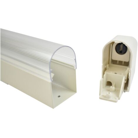 Abdeckung mit Diffusor für T8 LED-Röhre - 120 cm