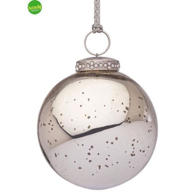 SFERA DI VETRO ELEGANTIA BIZZOTTO ORO Ø8 CM