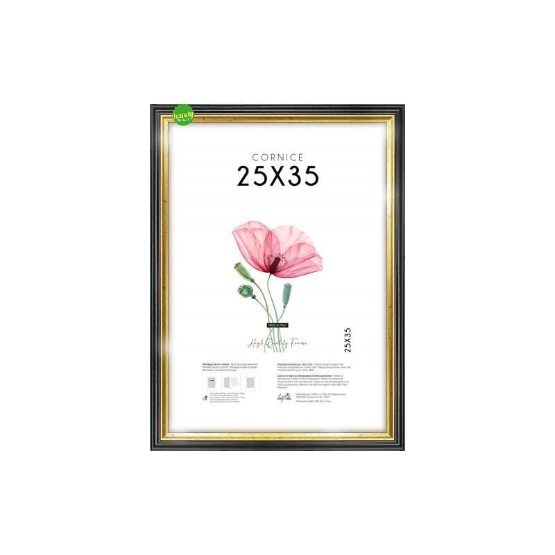 Cornice Lupia Black Gold 25x35cm