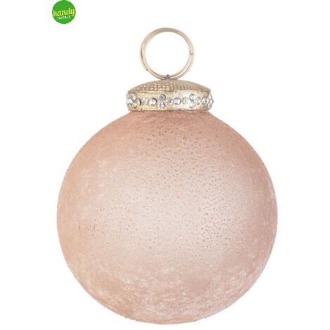 Sfera in Vetro Boldness Bizzotto Beige Opaco Ø 100mm