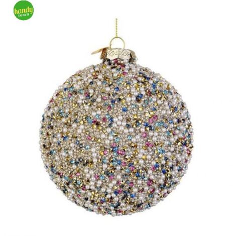 Sfera in Vetro Pearly Bizzotto Multicolor Ø 100mm