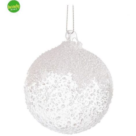 Sfera in vetro Cheery Bizzotto trasparente Ø10 cm