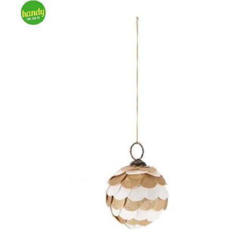 Sfera Dalila Bizzotto Bianco/Oro Ø 80mm