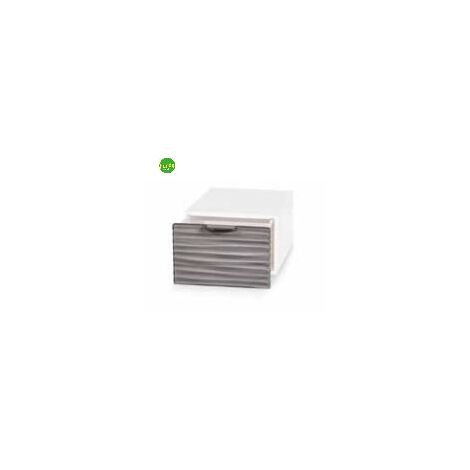 Box wave Domoliving qbox mini grigio bianco 10 x 15 x 21 cm