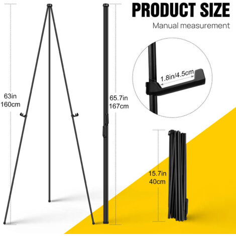 Studio Foldine Stahl Staffelei Display Kunsthandwerk Künstler Cafe ...