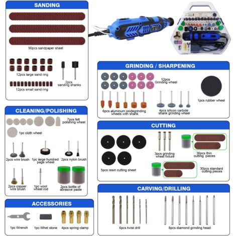 Drehwerkzeug Dremel Multifunktionswerkzeug Schleifgerät Schleifer ...