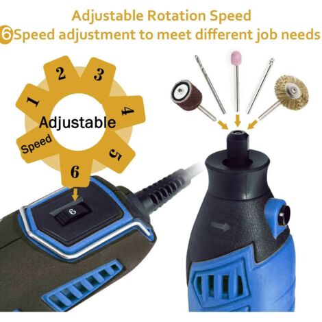Mini Schleifer Multischleifer Set Schleifmaschine Gravur Graviergerät ...