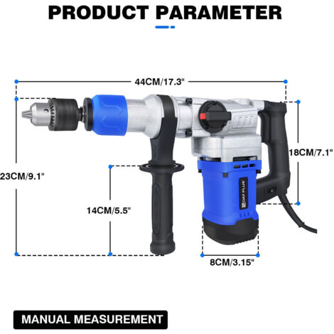 SDS PLUS Stemmhammer Bohrhammer Schlagbohrhammer Meisselhammer Chisels ...