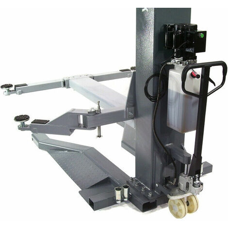 Mobile 1 Säulen Hebebühne 2700kg flach Bühne Säulenbühne 2,7 to 06301