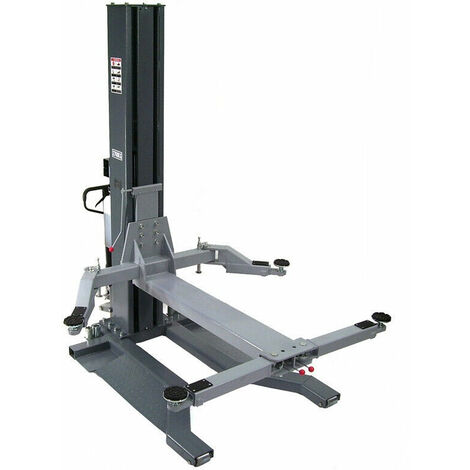 Mobile 1 Säulen Hebebühne 2700kg flach Bühne Säulenbühne 2,7 to 06301