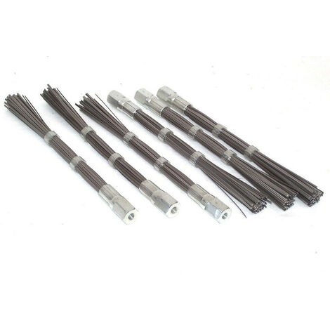 6 Stück Stahlbürstenzopf Ersatzbürsten Bürstenzöpfe 56759 Kehrmaschine