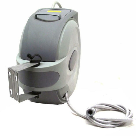 05026 automatischer Schlauchaufroller 20m Wasserschlauch ...