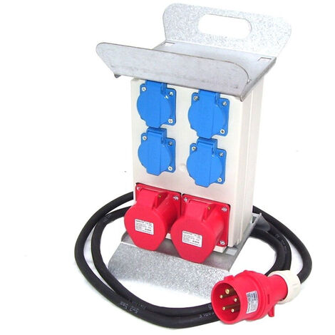 Stromverteiler Baustromverteiler 55474 Kraftstrom Starkstrom 2x400V ...