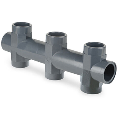 COLECTOR PVC 6 VIAS R/H 2