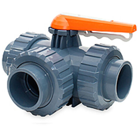 VAL PVC BOLA ENC A/PTFE 50 3VIAS L