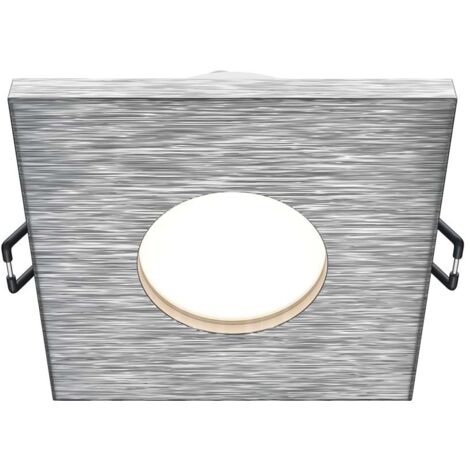 Maytoni Stark Downlight Encastré Carré Argent GU10 IP65