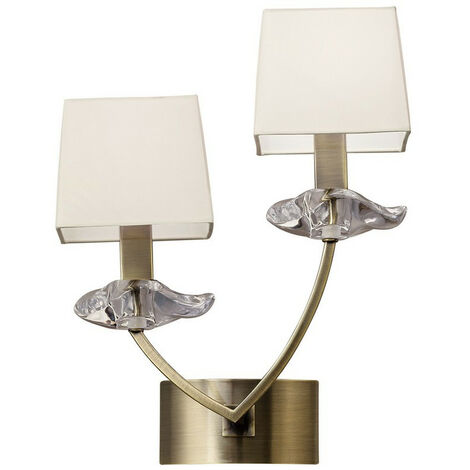 Inspired Mantra Akira Applique Murale Switched 2 Lumière E14, Laiton ...