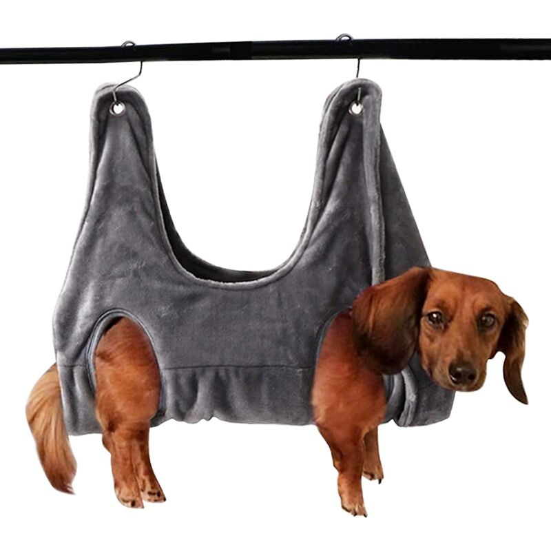 Chat Chien Hamac Helper (L, Gris)-Fei Yu