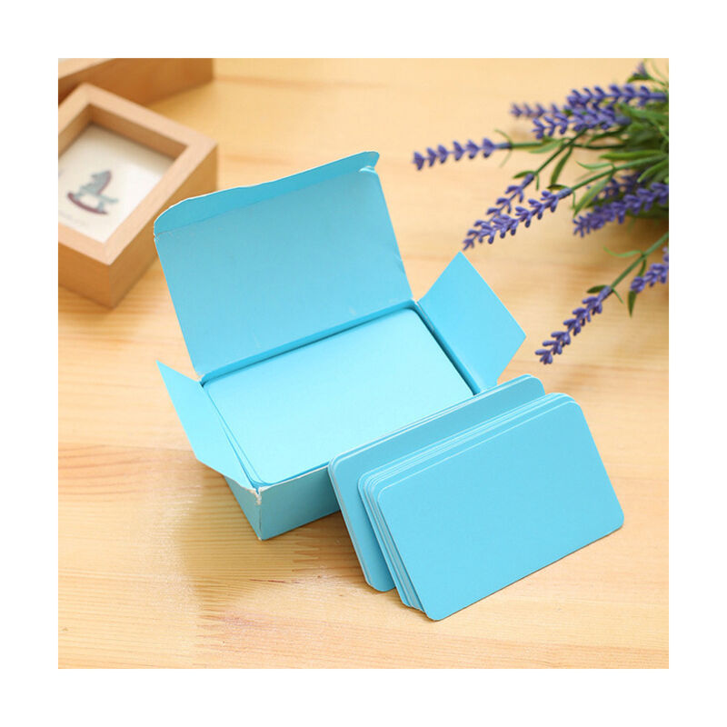 Cartes créatives vierges épaisses DIY, petites cartes de mots colorées ...