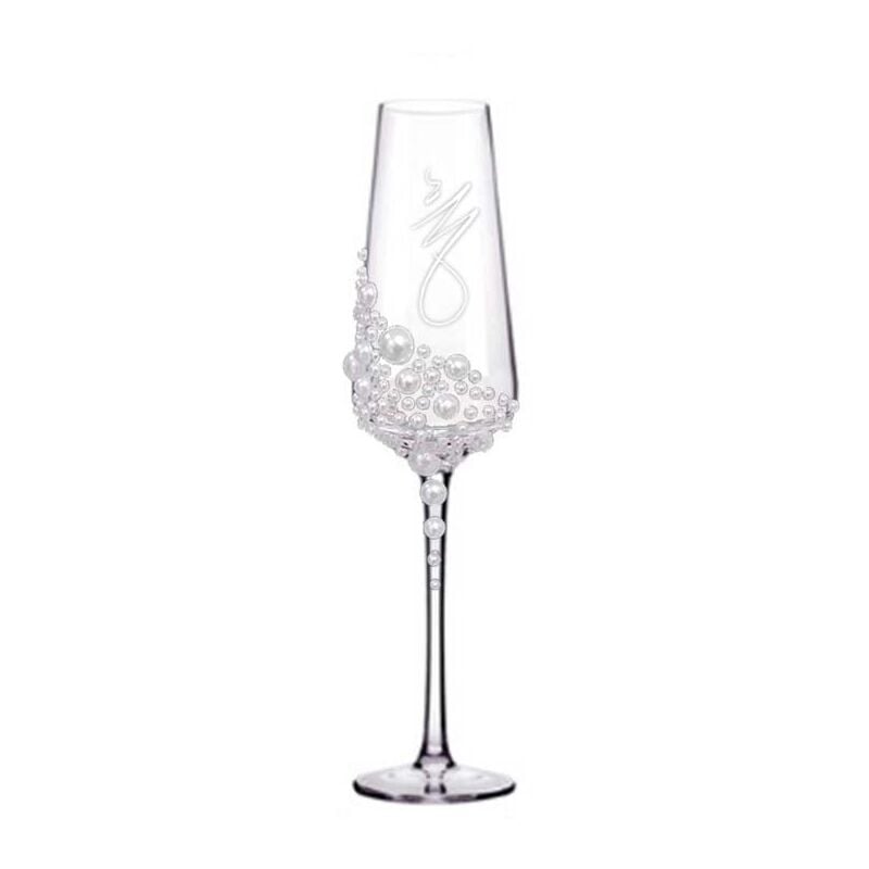Verre à champagne perlé haut de gamme léger et luxueux pour couple de ...