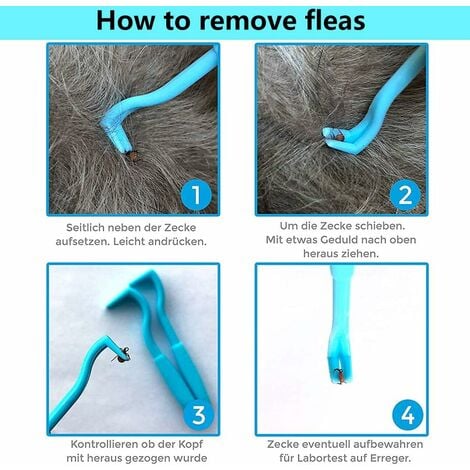 Trois Paires Pince a Tique pour Chien Chat Cheval Crochets à Tique ...