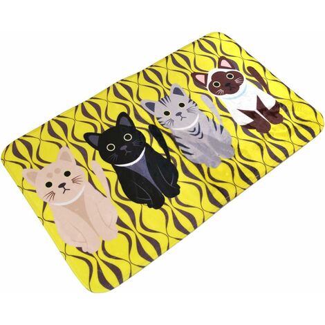 Tapis de Cuisine Antidérapant Tapis de Bain Absorbant Tapis de Devant ...