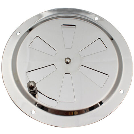 Plaque de ventilation marine en acier inoxydable, ventilateur rond de ...