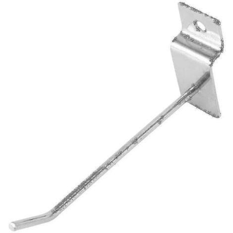 75 x crochet simple pour présentoir de magasin, crochet à griffes, 100 mm