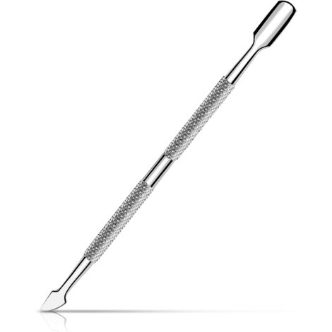 Repousse-cuticules à double tête en acier inoxydable, coupe-cuticules ...