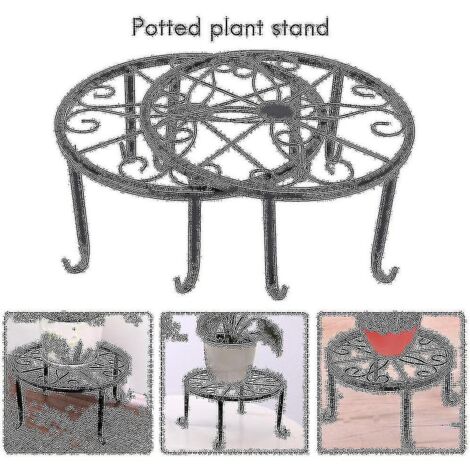 Support de pot de fleurs lourd de 12 pouces, 2, dessous de plat pour ...