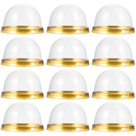 Lot de 50 boîtes rondes en plastique pour bouffées de jaune d'œuf ...