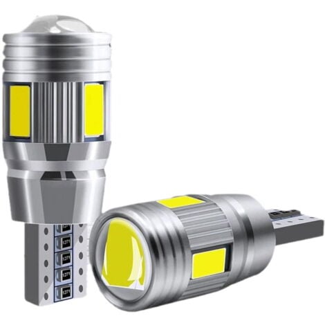 T10 LED 6SMD 5630 Super Bright W5W 194 168 2825 Feux de recul latéraux pour voiture Y1Z3