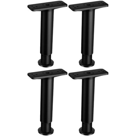 Lot de 4 supports de lit réglables pour cadre de lit, rehausseurs de ...