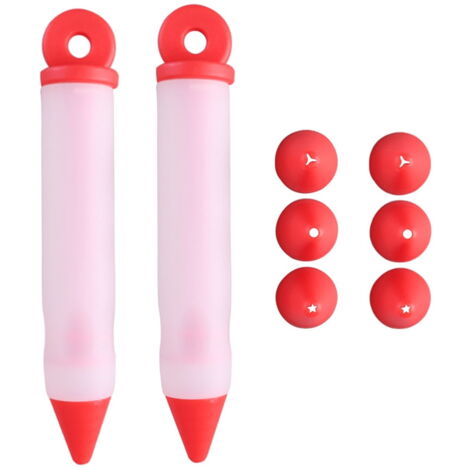 Lot de 2 stylos de décoration de desserts, kit de stylos de décoration ...