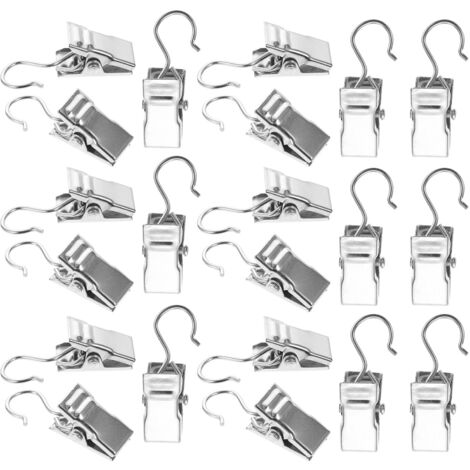 Lot de 120 crochets pour rideaux