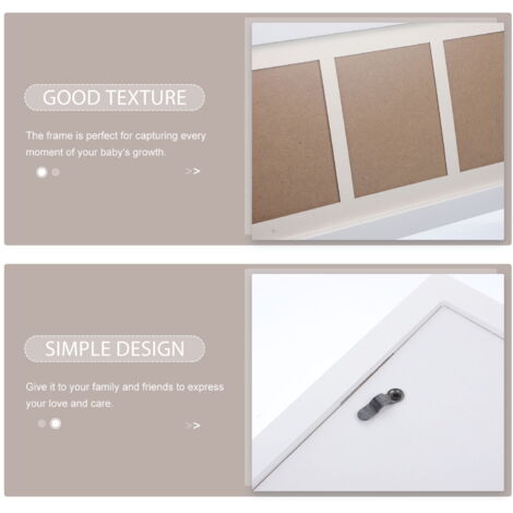 Support photo de bureau Support photo de chambre Cadre photo à 3 ...