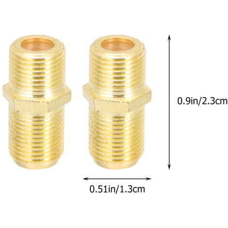 Lot de 6 connecteurs de câble coaxial de type F femelle vers femelle ...