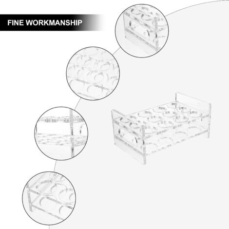 Support de verre à vin blanc, support de bar en acrylique pour whisky, support de verre à ...