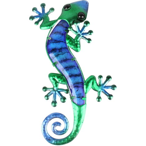 Statue de gecko suspendue Sculpture de gecko en métal Sculpture de ...