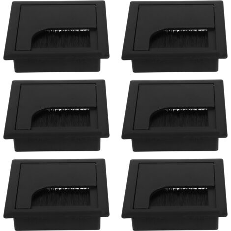 Lot de 6 œillets de bureau pour câbles de bureau, cache-trou pour ...
