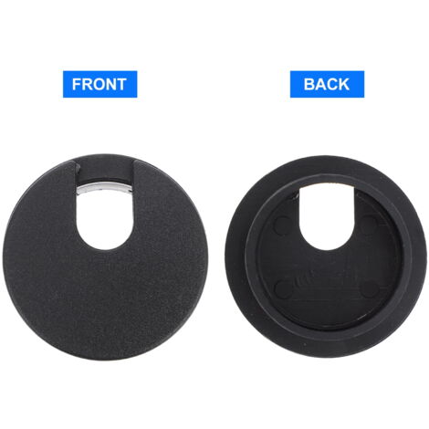 Lot de 12 œillets de bureau pour cache-trou de câble de bureau 35 mm