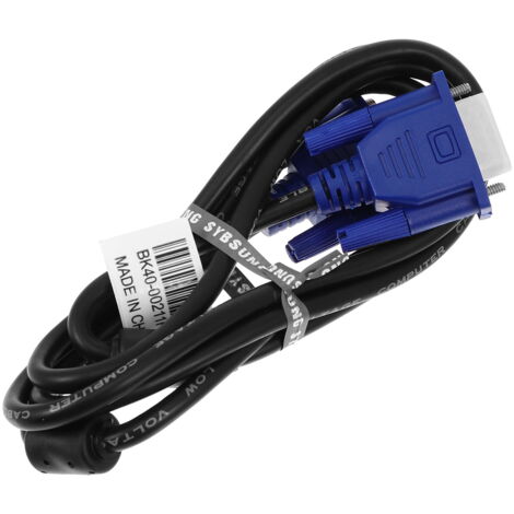 Lot de 2 câbles VGA pour écran de moniteur, câble de données ...