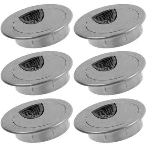 Lot de 6 cache-fils pour une gestion soignée des câbles de bureau ...