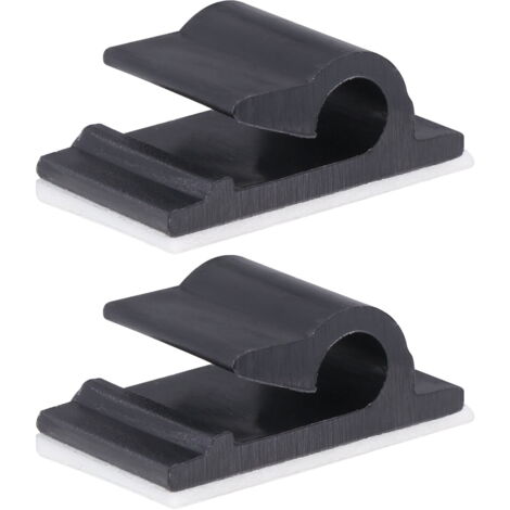 Lot de 50 clips de fixation de câbles auto-adhésifs avec bandes ...