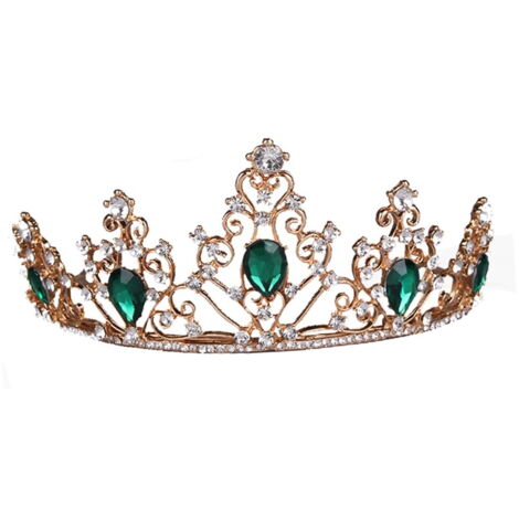Couronne de bijoux de mariée, coiffe de mariée, décoration en cristal ...