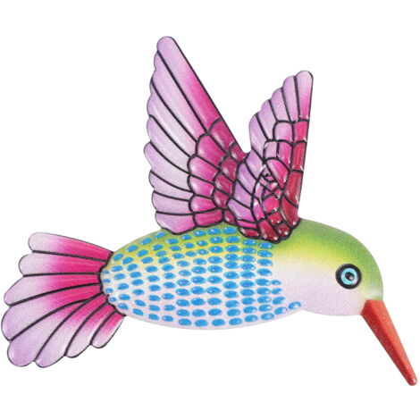 Décoration murale en métal en forme de colibri Décoration murale ...