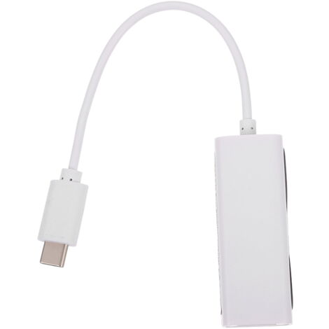 Adaptateur convertisseur de câble réseau 1PC Adaptateur réseau Internet ...