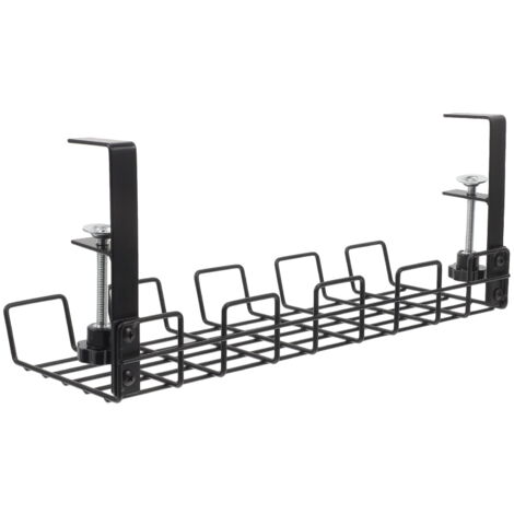 Support de rangement de câbles sous le bureau Organisateur de câbles ...