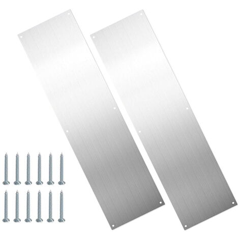 Protecteur de panneau de porte en métal pour portes extérieures, plaque ...